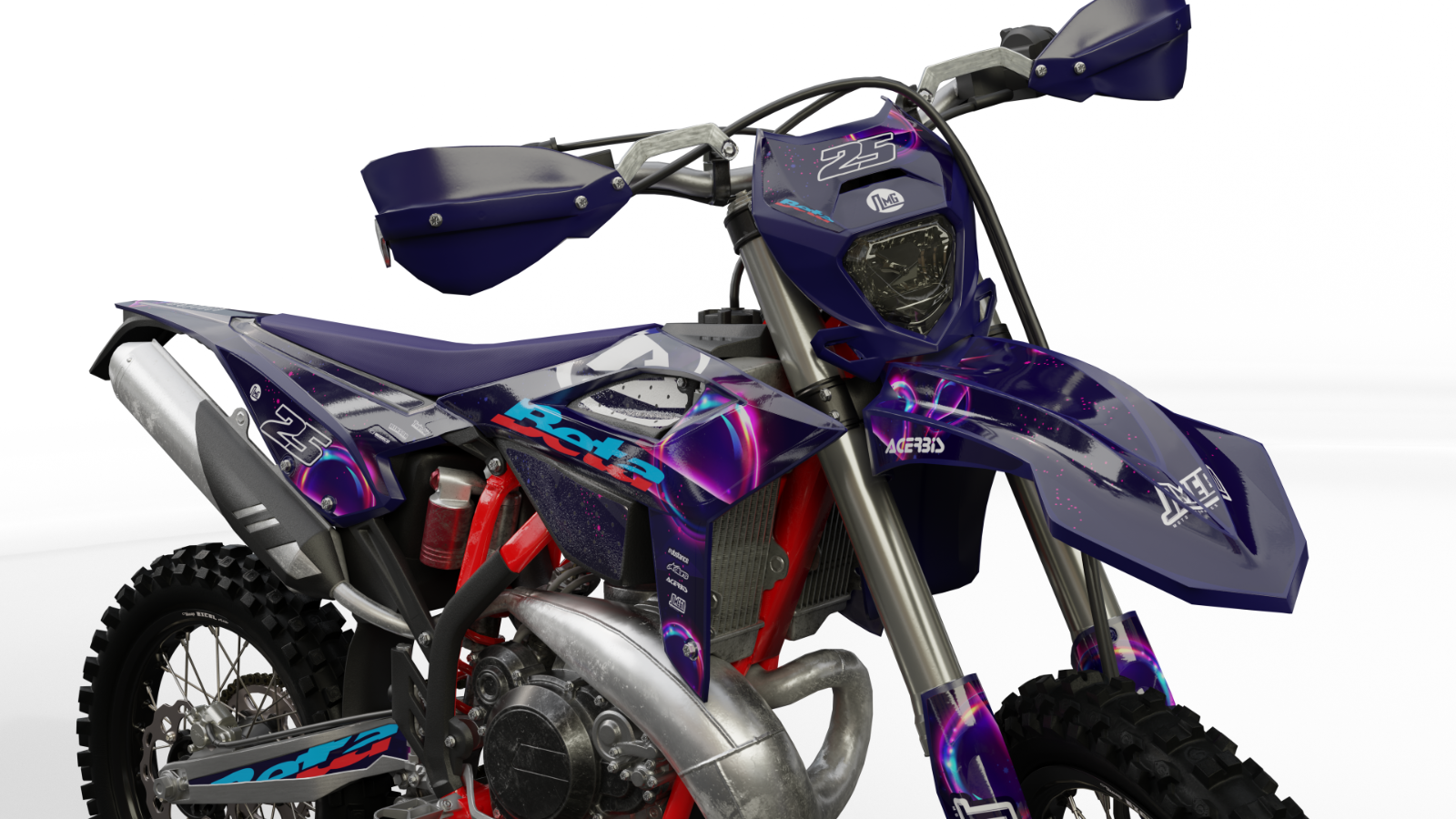 Custom Decal Graphic Sticker Kit for Beta Enduro RR / Xtrainer All ...