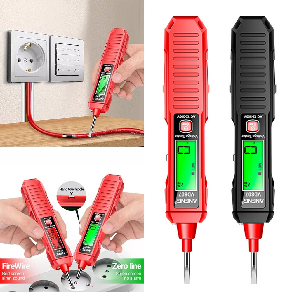 Voltage Tester Pen Non Contact AC Sensor Power Alert 12-300V Electric ...