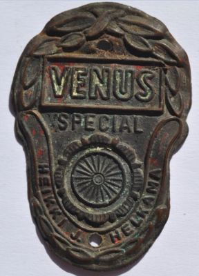 1930s Sweden Finland Old VENUS Bicycle Front View Tag Sign | eBay