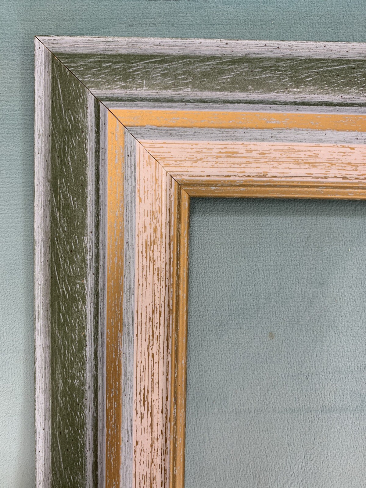 Cadres Encadrements /standard et sur mesure couleur Verte filet Or /Art ...