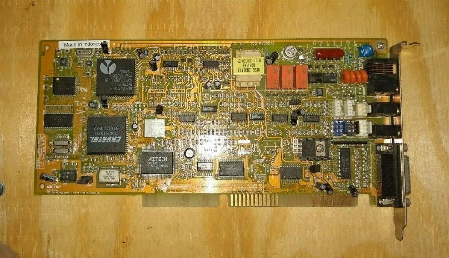 138-MMSN841 PACKARD BELL 14.4 FAX MODEM SOUND CARD ISA | eBay