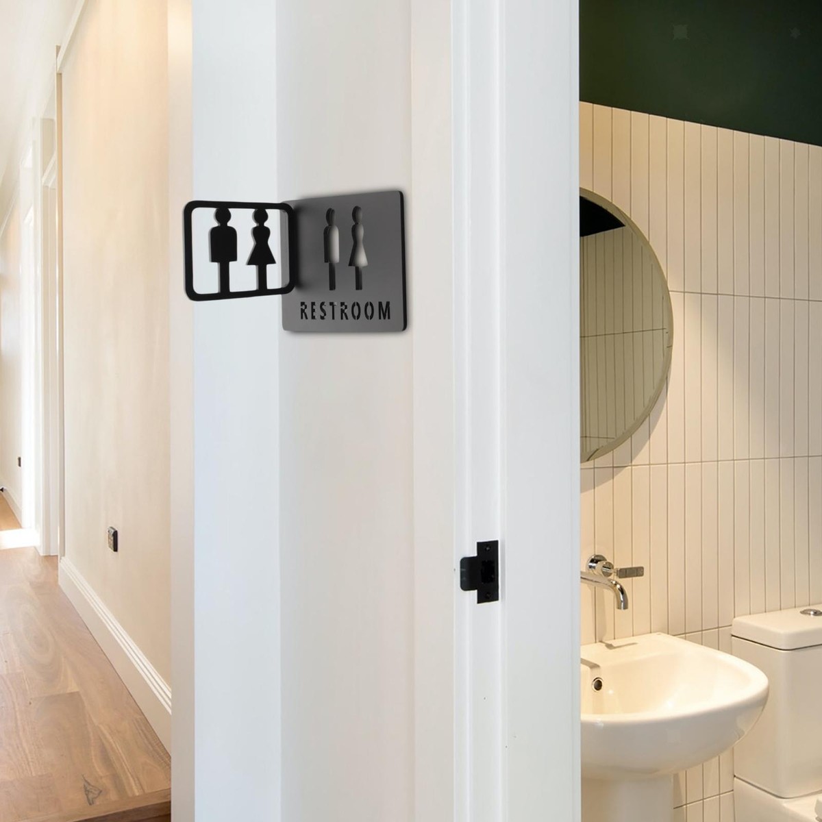 Space Bathroom Signs Inclusive Signage & All Gender Washrooms