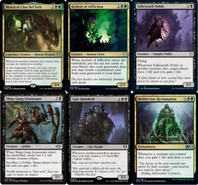 MTG Commander EDH Deck Meren of Clan Nel Toth 100 Magic Cards Custom ...