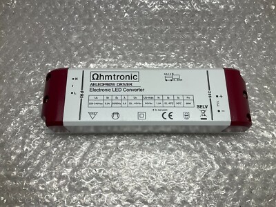EQUIVALENT FOR OHMTRONIC AELEDP/60W LED DRIVER 25V-40VDC 60W 1500mA ...