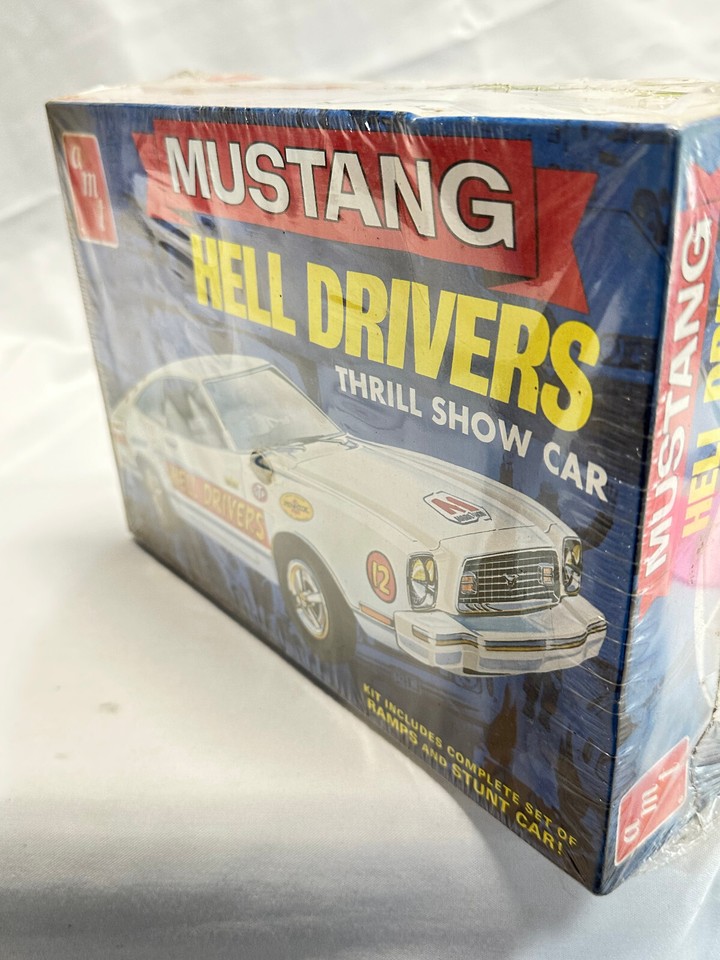 Mustang Hell Drivers Show Car Vintage Model Kit By AMT 1/25th Scale | eBay