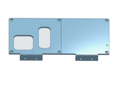 Universal Holley 12.3 Pro Dash Mount | eBay