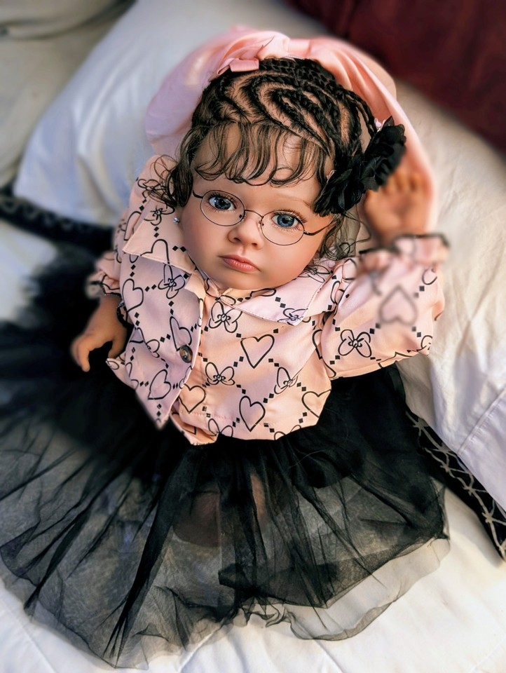 HYPER Realistic Reborn Toddler Tutti Rooted Hair Haezel Eyes 3D ...