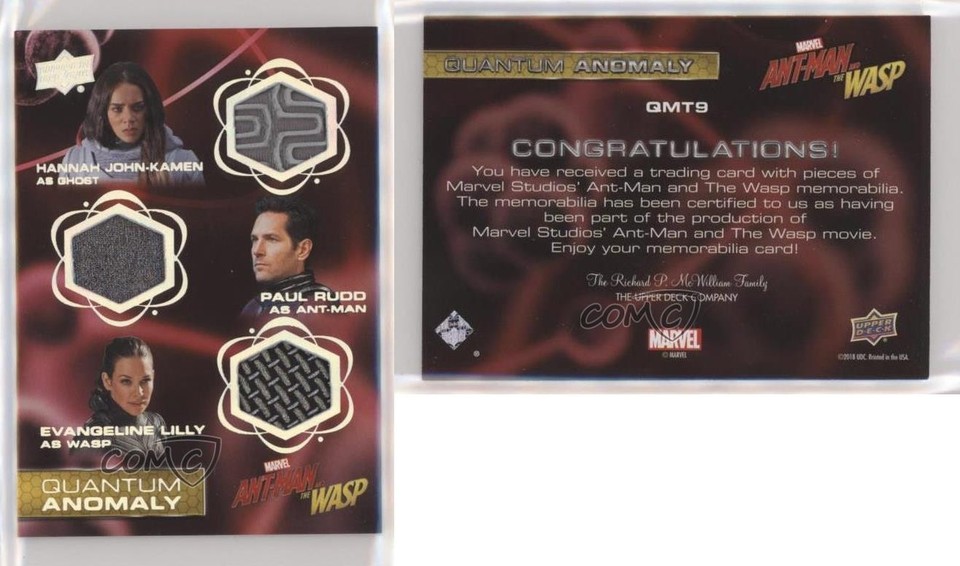 2018 Marvel Ant-Man & The Wasp Quantum Anomaly Triple Relics Ghost # ...