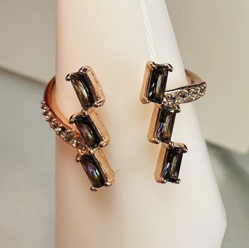 Bomb Party Sz8 BP Ring Fashion Jewelry RBP Rainbow Rose Gold Pl Missing ...