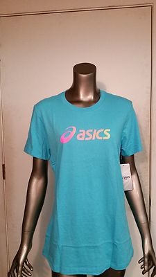 New Women's ASICS GRADIENT COROCEAN T-Shirt Top | eBay
