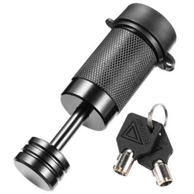 Steel Trailer Tongue Tow Ball Coupler Lock 1/4-Inch Pin Diameter fits 7 ...