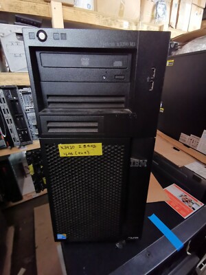 IBM Lenovo X3200 M3 Xeon 3430 2.4Ghz 16GB 2x 146GB SAS- Tower Server ...