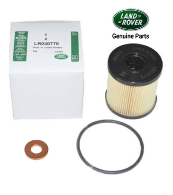 GENUINE RANGE ROVER EVOQUE 2.2 OIL FILTER AND SUMP PLUG WASHER (PLEASE ...