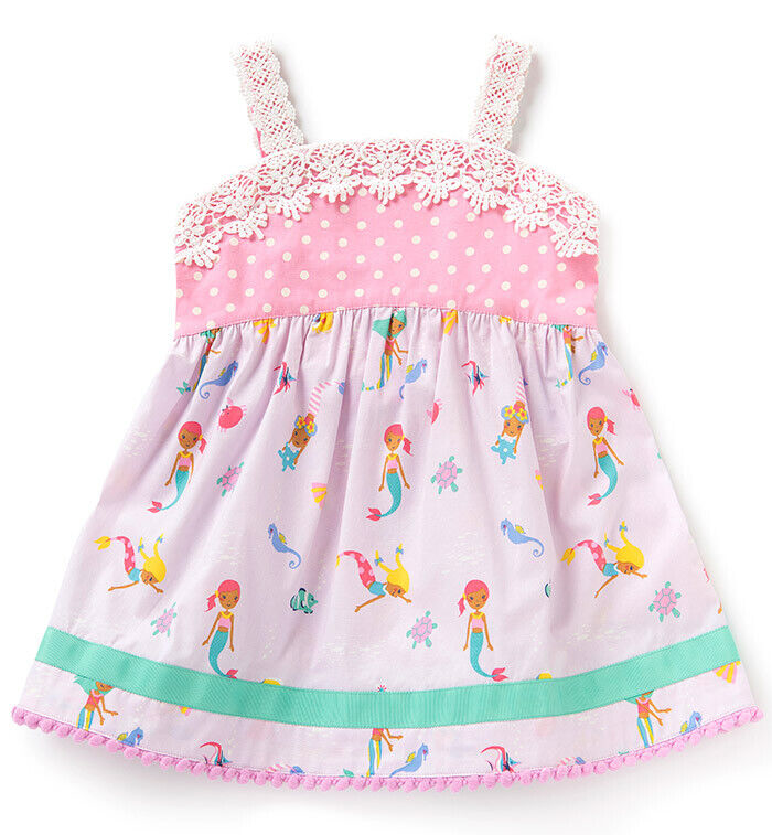 NWT Girls MATILDA JANE Lets go together Mermaid Mania Tunic size 14 | eBay