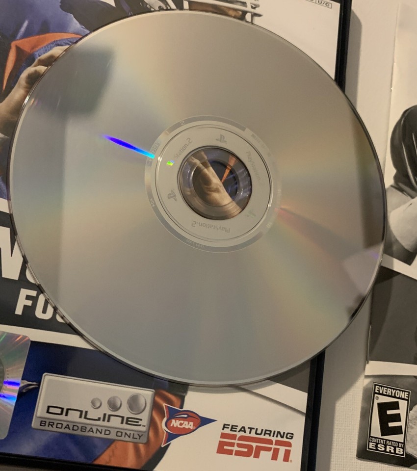 NCAA Football 06 And NCAA 08 (Sony PlayStation 2)Disc/case/instructions ...