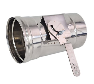 Chimney Damper Flue Liner Adjustable Shutter Stove Pipe Tube Valve ...