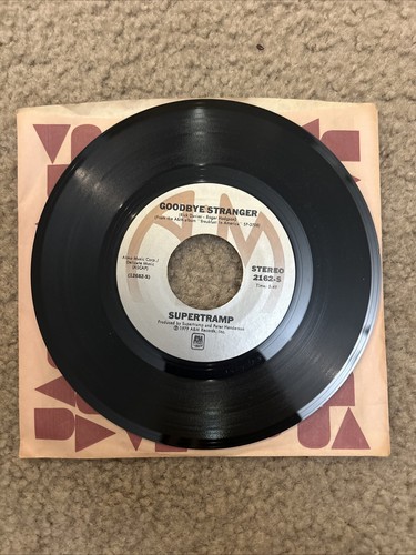 Rock 45 Supertramp - Even In The Quietest Moments / Goodbye Stranger On ...
