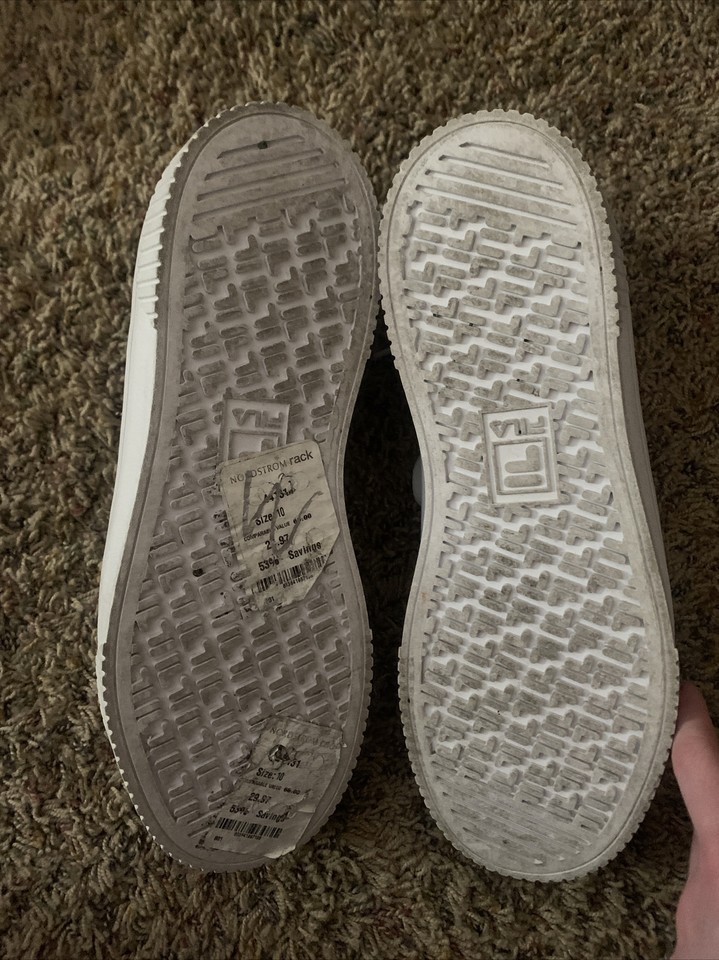 Fila Womens Panache 5CM00771-101 White & Silver Platform Shoe Sneakers ...