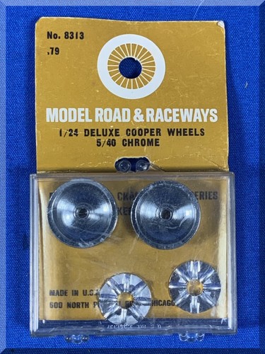 STROMBECKER 1:24 SCALE SLOT CAR REPLACEMENT PARTS DELUXE CHROME 5-40 ...