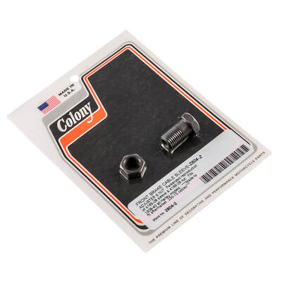 #2804-2 Front Brake Cable Sleeve Adjuster and Nut Harley-Davidson 1928 ...