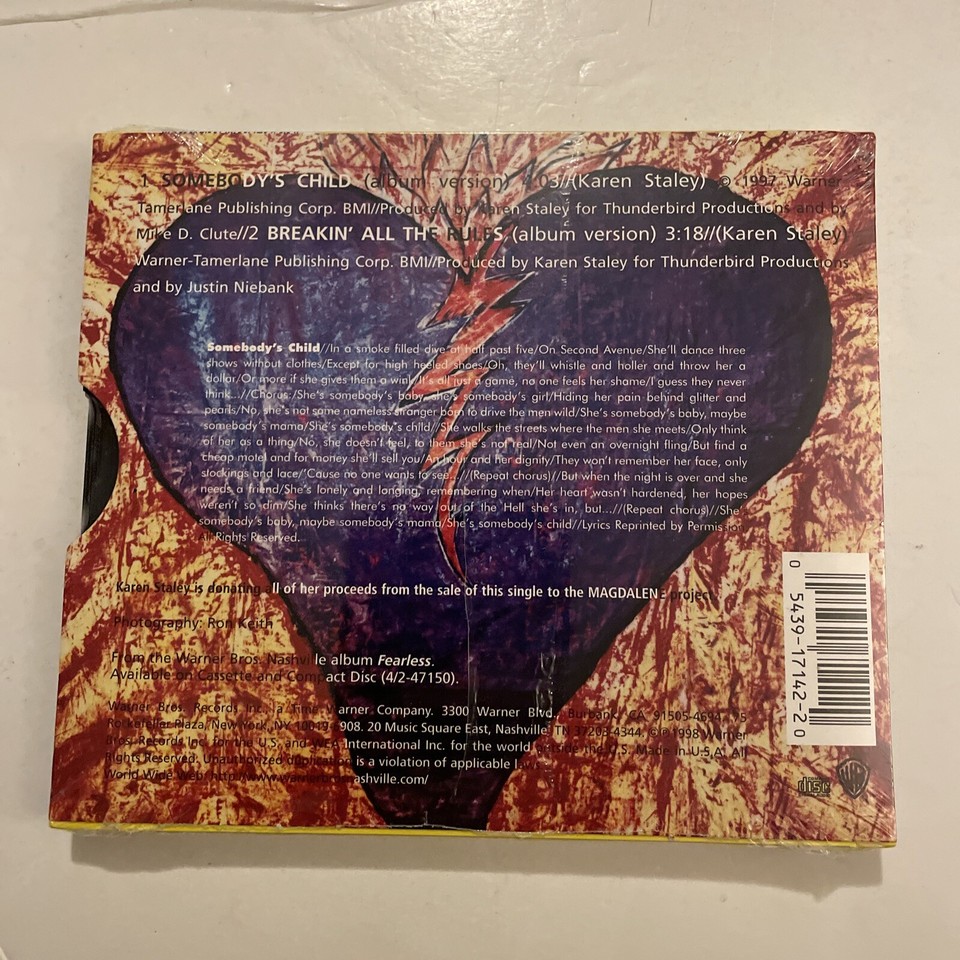TT Karen Staley : Somebody’s Child New Sealed Single CD (1999 ...