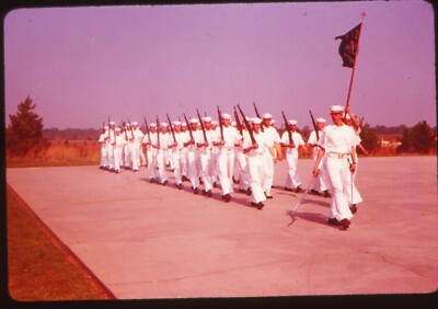 Vintage Photo Film Slide 1960's Navy Graduation Parade | eBay