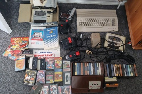 Large Bundle Commodore 64 64C Console Games Etc Tested | eBay UK