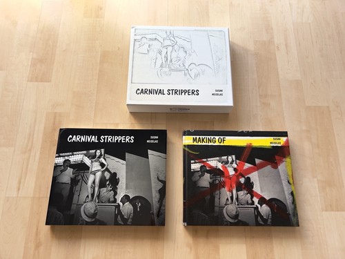 Carnival strippers By Susan Meiselas Hard Cover Consisting Of TWO Books ...