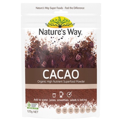 Nature's Way Superfoods Cacao Powder 125g | eBay