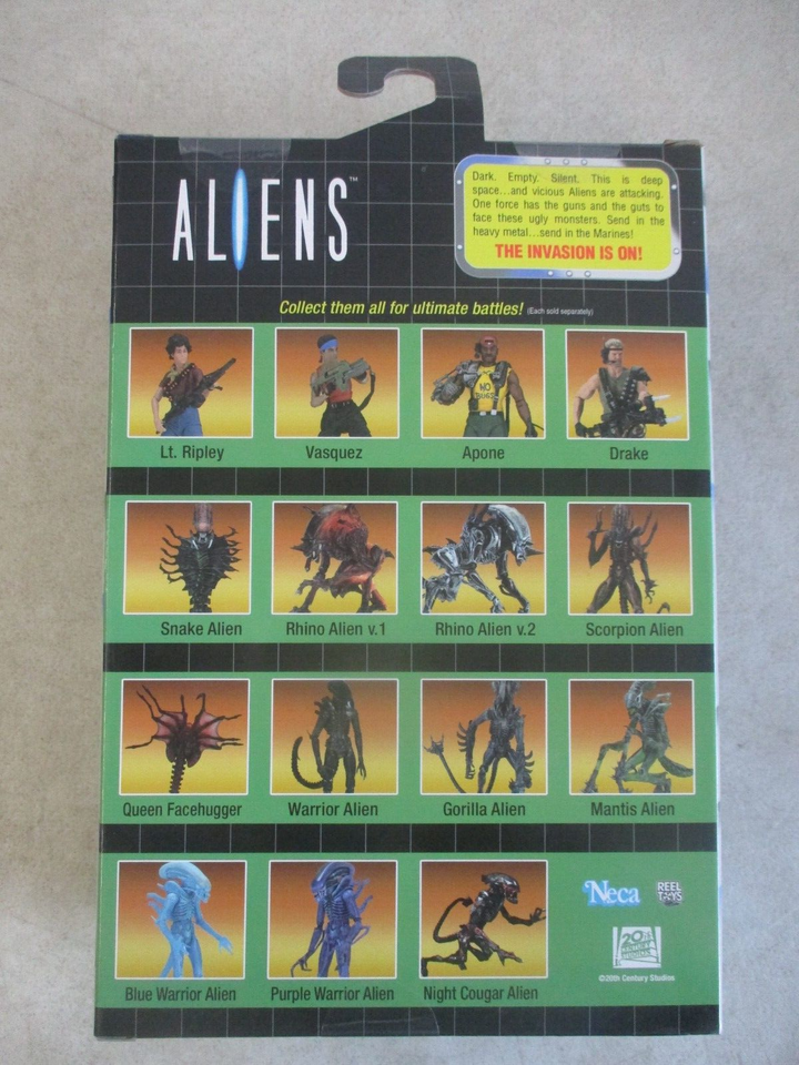 SEALED MIB ALIENS PANTHER ALIEN FIGURE BY REEL TOYS NECA | eBay