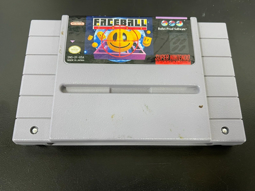 Faceball - Super Nintendo - NES - Tested & Working | eBay