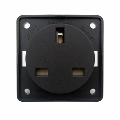 BERKER 230V 13A 3-PIN BRITISH PLUG SOCKET FOR CAMPERVAN MOTORHOME ...