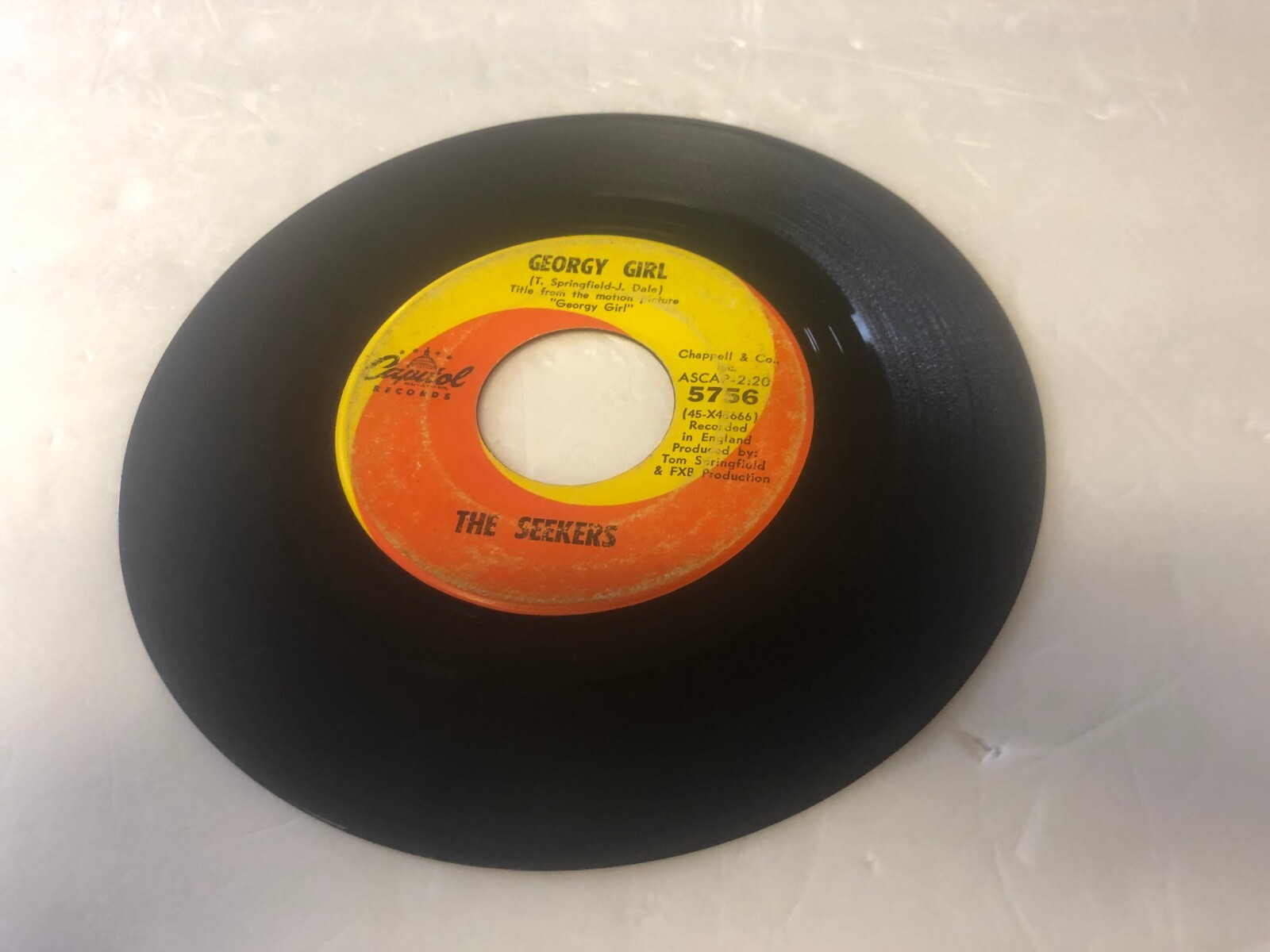 The Seekers-Georgy Girl/When the Stars Begin to Fall-Tested 45 RPM ...