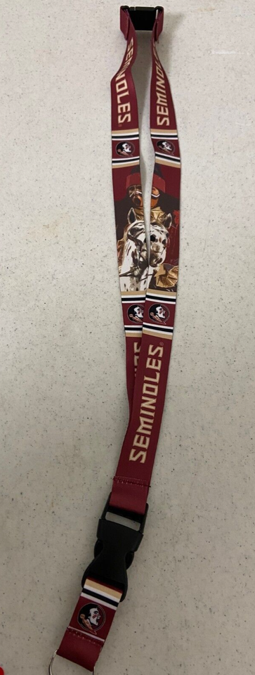 Florida State Seminoles NCAA Mascot Breakaway Lanyard Key Ring | eBay