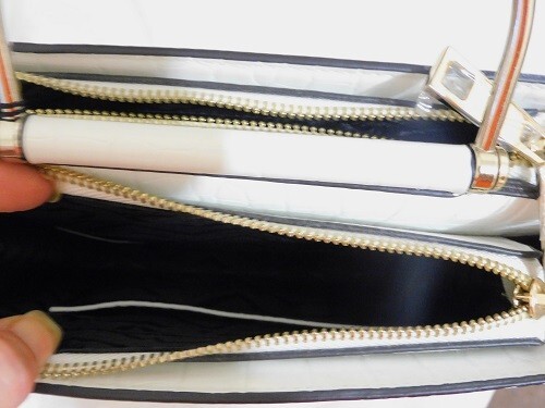 OLGA BERG Floss Croc Embossed Gold Top Handle Bag | eBay Australia