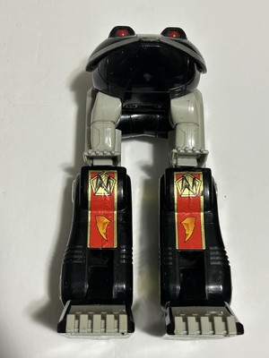Vintage Mighty Morphin Power Rangers Deluxe Ninja Megazord Black Frog ...