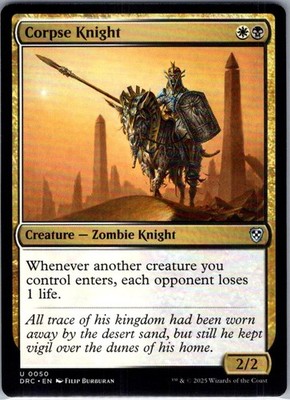 Corpse Knight - 50 - Commander: Aetherdrift - Magic MTG - NM - B3G1 | eBay
