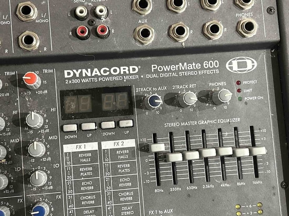 Dynacord Powermate 600 Compact Power ChannelMixer In Flight Case**No ...