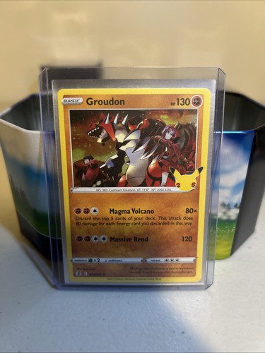 Pokémon Groudon TCG Holo Rare Card Celebrations 017/025 | eBay