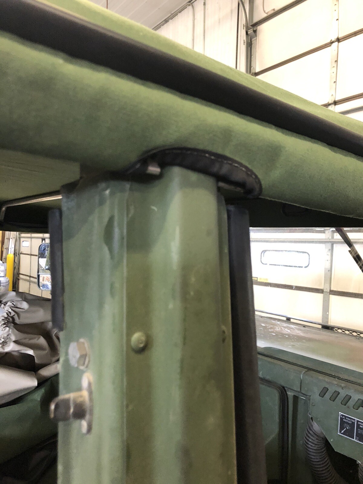 CONVERTIBLE CANVAS SOFT TOP FOR MILITARY HUMVEE M998 REMOVE / INSTALL ...