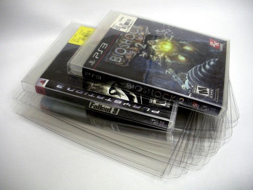 5 Clear Blu-Ray PS3 PS4 XBox One Game Case Protectors - Custom Fit ...