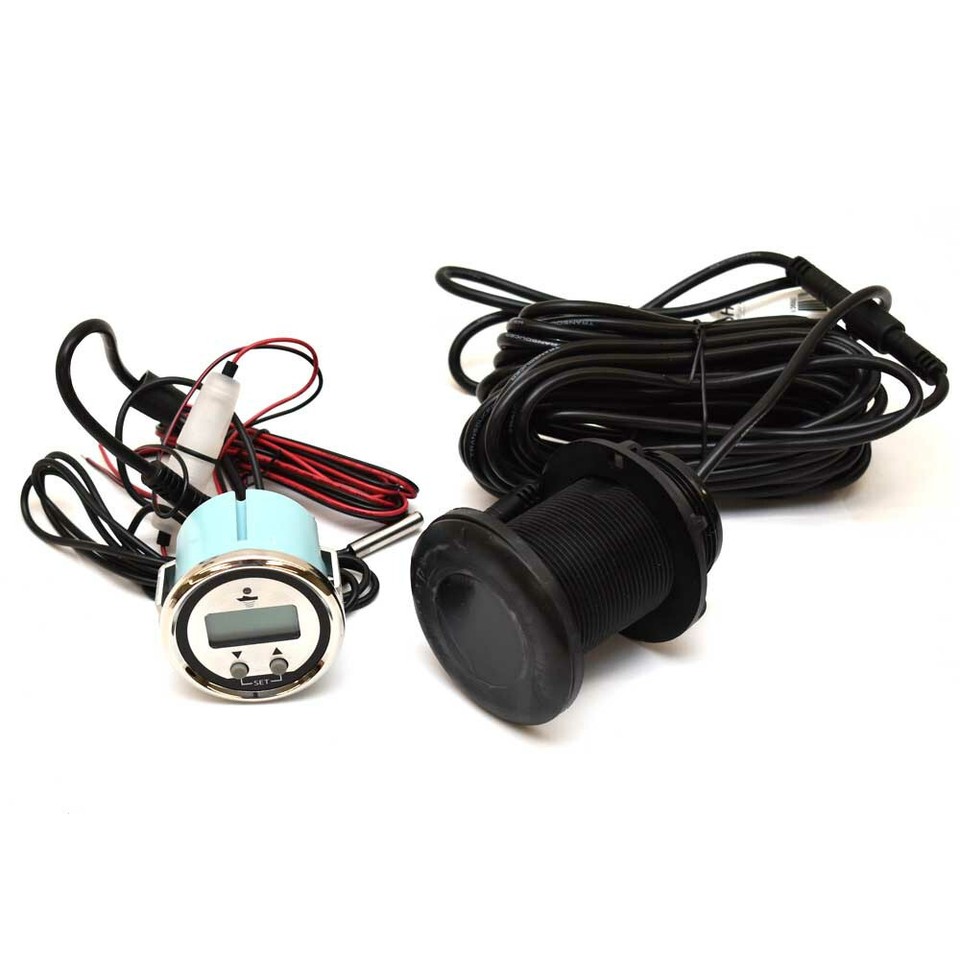 Veethree Boat Depth Finder Gauge 68921 | w/ Airmar P19 Transducer 200 kHz | eBay
