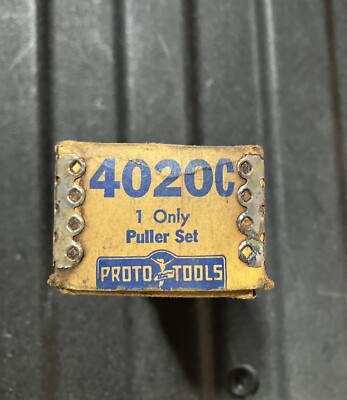Vintage PROTO TOOLS 4020-C Puller Set With Press Bolt,Puller Bolts ...