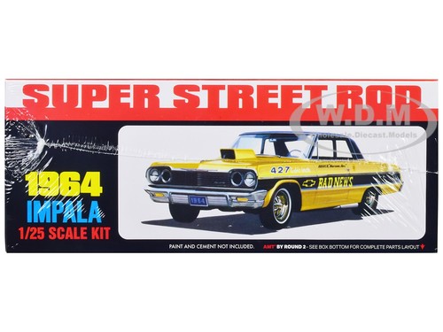 SKILL 2 MODEL KIT 1964 CHEVROLET IMPALA 3-IN-1 KIT 1/25 SCALE BY AMT ...