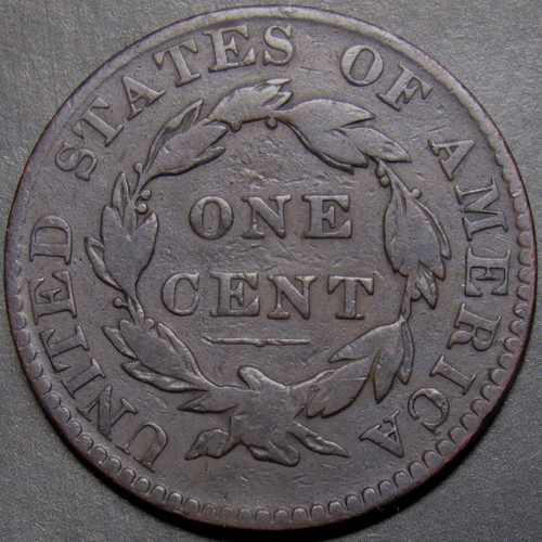 1822 CORONET LARGE CENT, VG ~ PLEASING EXAMPLE WITH PARTICULARLY NICE ...