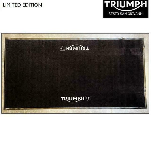 Triumph A9930566 Limited Edition Motorcycle Garage Floor Mat, 200x100cm ...