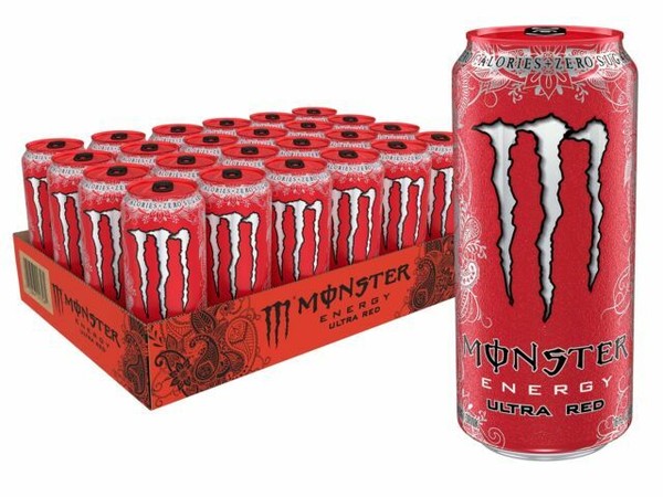 Monster Energy 16oz Energy Drink, Ultra Red - 24 Pack for sale online ...
