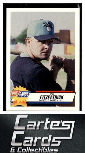 Will Fitzpatrick 1993 Fleer ProCards #4214 Pocatello Posse | eBay