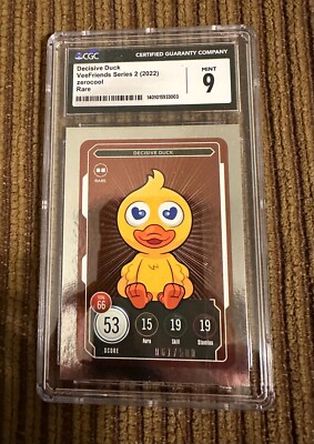 VeeFriends Series 2 Decisive Duck CGC 9 Mint Grade 061/500 zerocool | eBay
