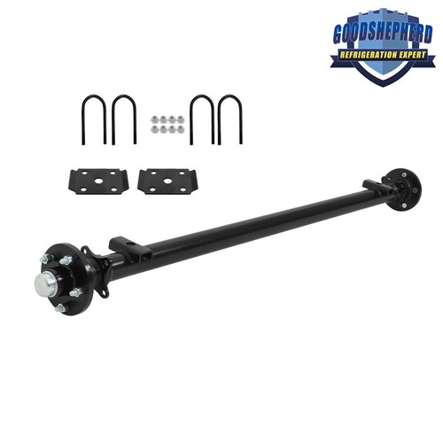 3500 lbs 5 lug Trailer Boat Axle Cargo RV Camper Utility Axle with U ...